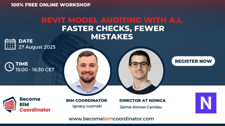 Webinar - Revit Model Audit with AI - Become BIM Coordinator: BBC